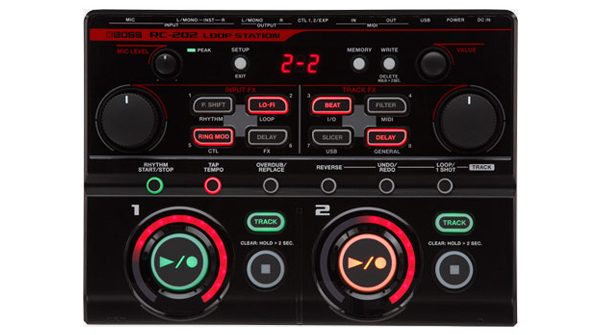 BOSS Displays RC-202 Loop Station