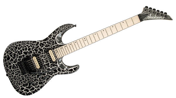 Jackson Releases Pro DK2M Dinky Limited Run Guitar in Black & White Crackle