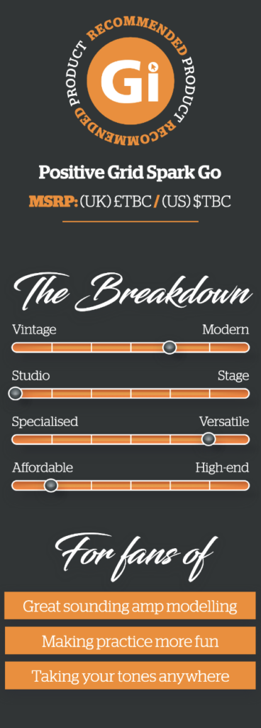 Positive Grid Spark Go | Review - Guitar Interactive Magazine